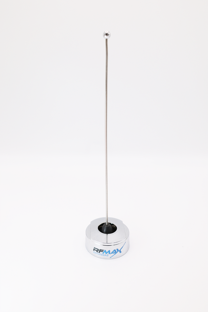 150-160 MHz VHF Chrome 1/4 Quarter Wave Whip Antenna Unity gain | RQWA ...