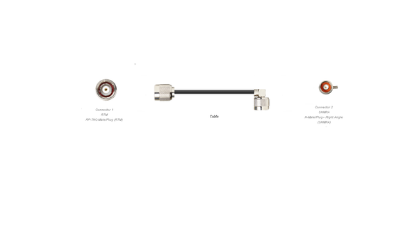 PT240-002-RTM-SNMRA: 2 Feet 240 Type Low loss Cable Assembly with Reve ...