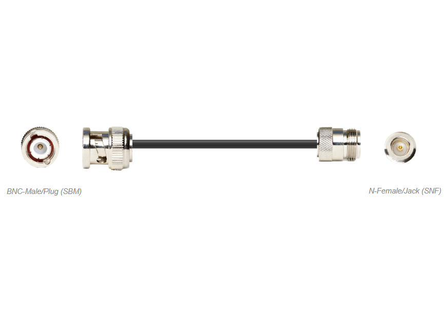 PT058-003-SBM-SNF: 3 Feet RG58/U Type Low loss Cable Assembly with BNC ...
