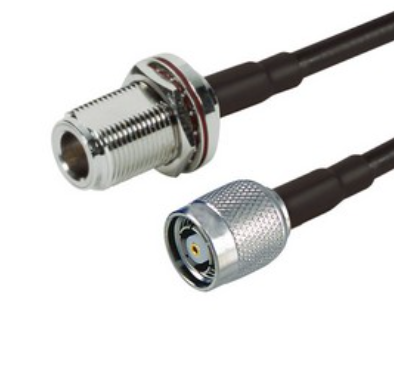 PT058-2.5-RTM-SNFBH: 2.5 Feet RG58 Cable Assembly with N-Female Bulkhe ...