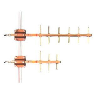 Y4506: 450-470 MHz, 6 element, 12 dBi Fully Welded, Gold Anodized Yagi ...